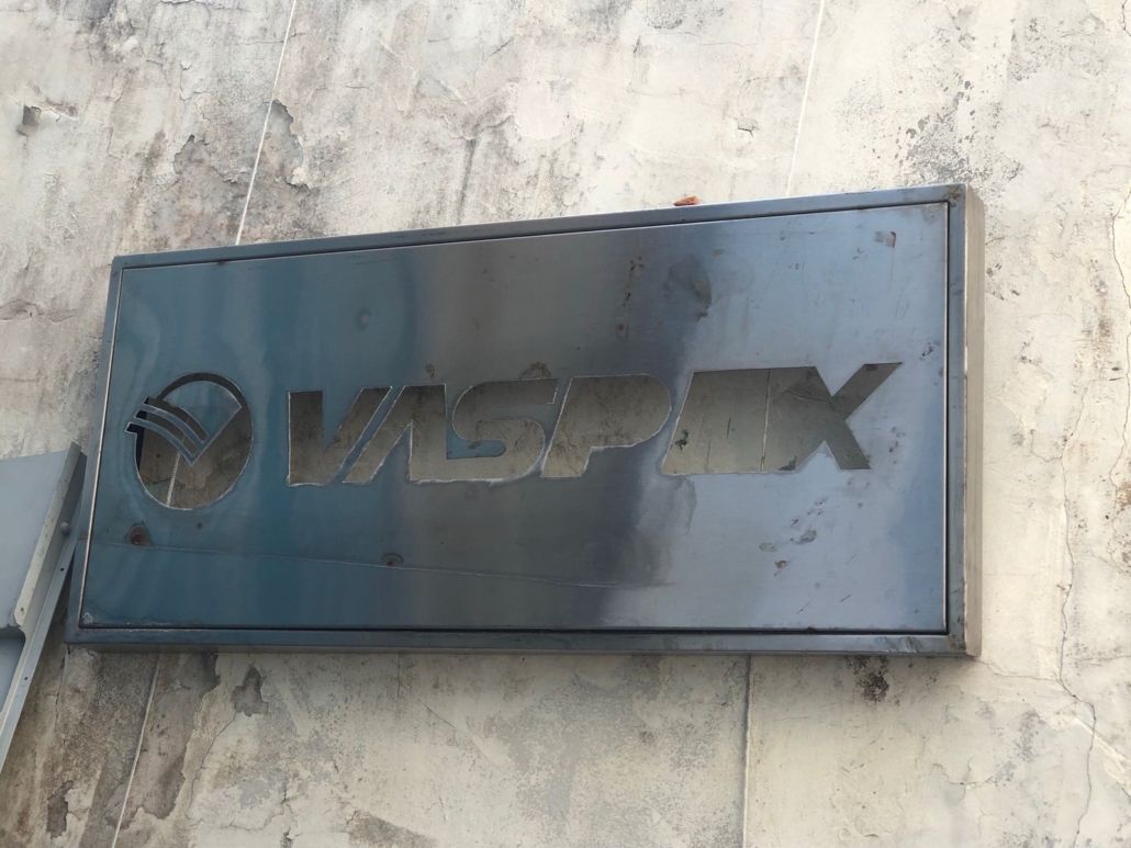 Placa em Aço Inox VASP EX – Coleção Vasp